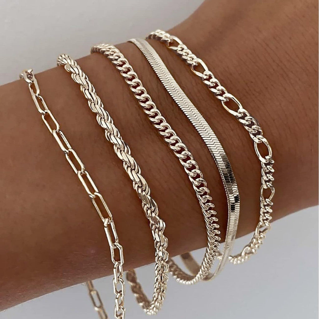 Ellis Renner Bracelet Set | White Gold – Maya Henry's 1947